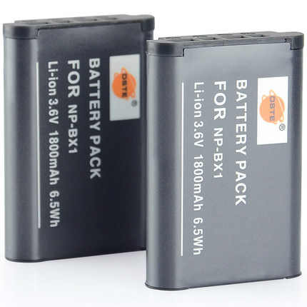 DSTE 2 Pcs NP-BX1 Lithium-Ion Battery Pack 代用鋰電池 (3.6V，1800mAh) 價錢、規格及用家意見 - 香港格價網 Price.com.hk