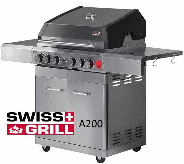 Swiss Grill 6頭不銹鋼戶外燒烤爐 A200 價錢、規格及用家意見 - 香港格價網 Price.com.hk