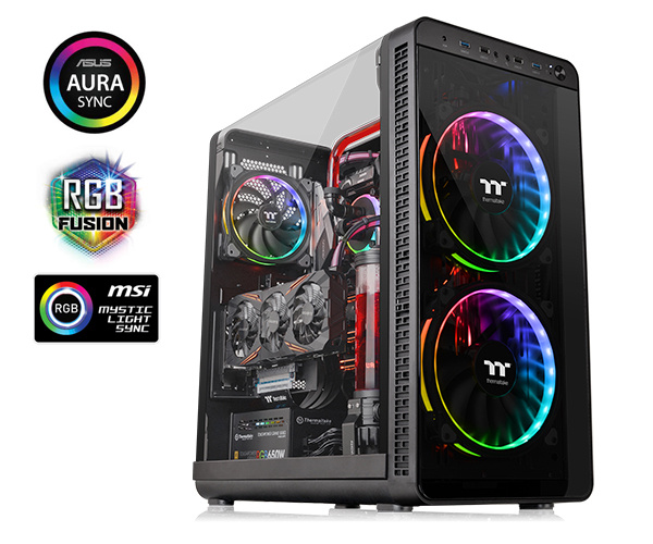 Thermaltake ATX Case View 37 RGB中直立式開窗機殼 價錢、規格及用家意見 - 香港格價網 Price.com.hk