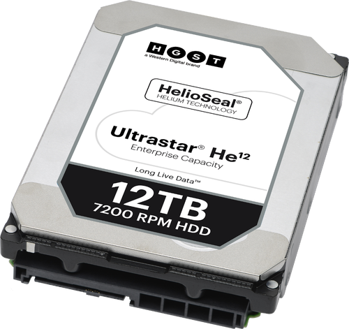 HGST Ultrastar He12 512e 3.5-inch 7200rpm SATA Hard Drive 12TB ...