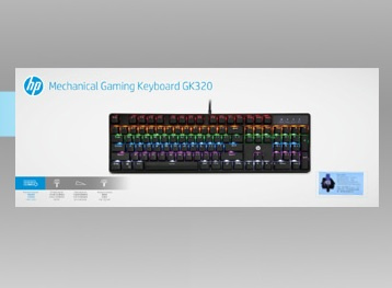 HP Mechanical Gaming Keyboard GK320 價錢、規格及用家意見 - 香港格價網 Price.com.hk