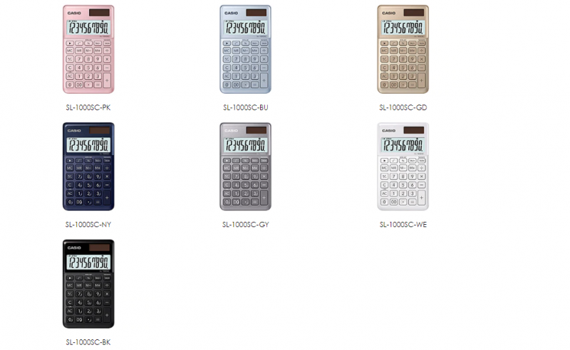 Casio 10位數便攜型時尚計算器 SL-1000SC 價錢、規格及用家意見 - 香港格價網 Price.com.hk