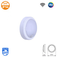 Philips 飛利浦 WL008C SmartBright IP54 LED 連感應 防水燈 (圓型) 價錢、規格及用家意見 - 香港格價網 ...
