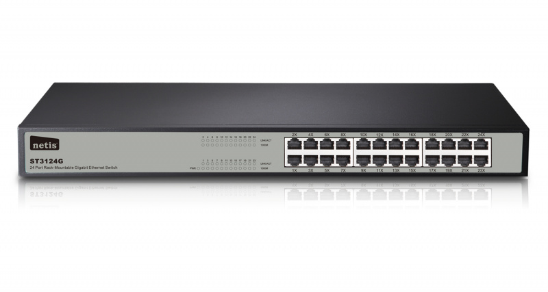 NETIS ST3124G 24 Port Gigabit Rackmount Switch Hub 價錢、規格及用家意見 - 香港格價網 ...