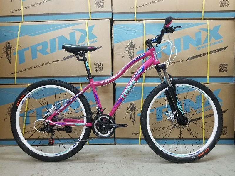 TRINX 21速 碟剎 啤令轆 26吋 女仕山地車 - N106 價錢、規格及用家意見 - 香港格價網 Price.com.hk