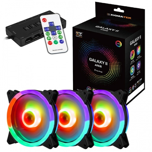 Xigmatek Galaxy II ARGB Fan Series Ultimate AO120 價錢、規格及用家意見 - 香港格價網 ...