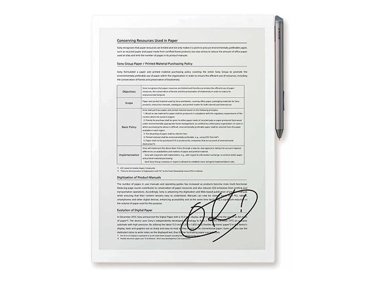 Sony 13.3吋 Digital Paper 電子書閱讀器 (DPT-RP1/W) White (16GB) 價錢、規格及用家意見 - 香港格價網 Price.com.hk