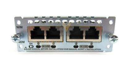 Cisco NIM-4E/M= 4-Port Network Interface Module - Ear and Mouth 價錢、規格及用 ...