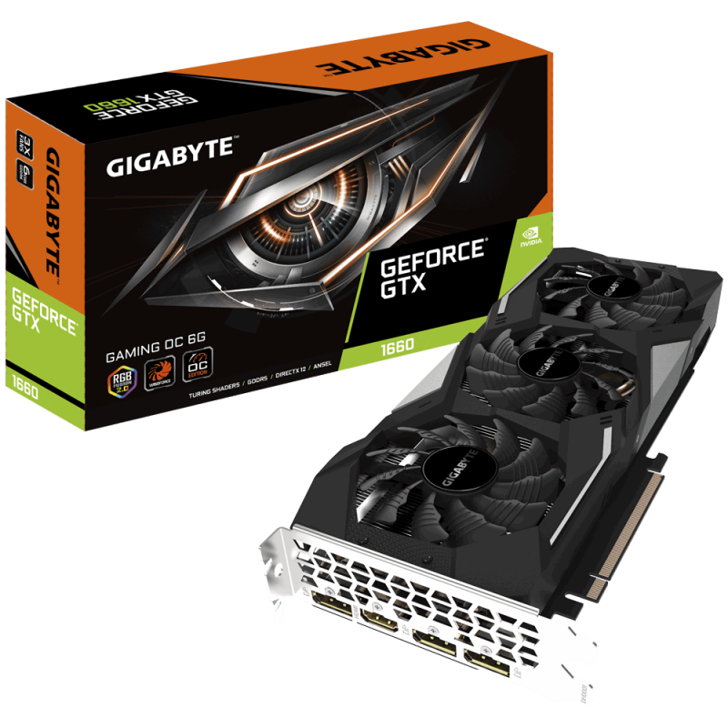 Gigabyte GeForce GTX1660 GAMING OC 6G GV N1660GAMING OC 6GD Gigabyte GeForce GTX1660 GAMING OC 6G GV N1660GAMING OC 6GD