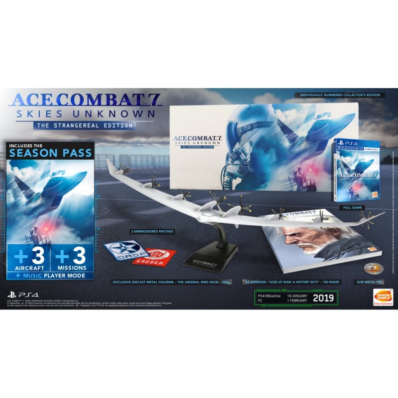 Bandai Namco PS4 Ace Combat 7: Skies Unknown (The Strangereal Edition限定 ...