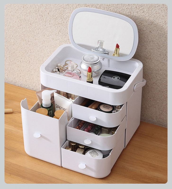 IB LED Makeup Mirror, Desk Lamp & Storage Box 高清化妝鏡+座檯燈+收納盒 價錢、規格及用家意見 ...