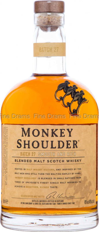 Monkey Shoulder Batch 27 Blended Malt Scotch Whisky 1L 價錢、規格及用家意見 - 香港格 ...