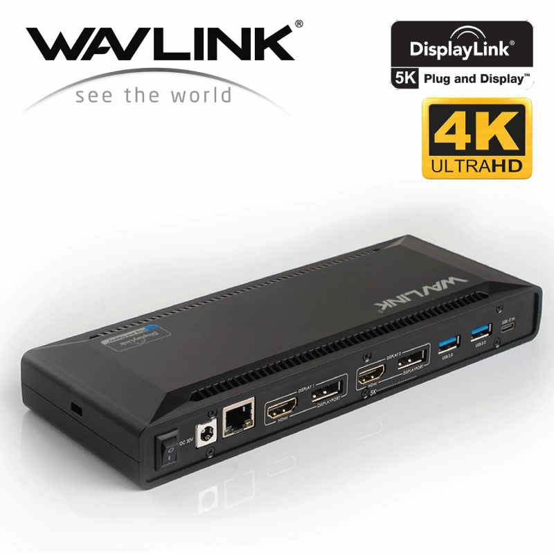 Wavlink USB-C Dual 4K Docking Station with USB Power Delivery WL-UG69PD2 價錢、規格及用家意見 - 香港格價網 ...