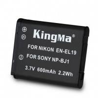 KINGMA Lithium-Ion Battery Pack For Nikon EN-EL19 / Sony NP-BJ1 代用鋰電池 (3.7V，600mAh) 價錢、規格及用家意見 ...