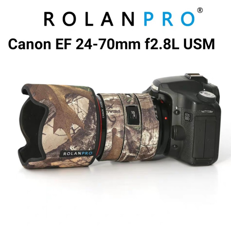 ROLANPRO Lens protection Camouflage Coat For Canon EF 24-70mm F2.8L USM ...