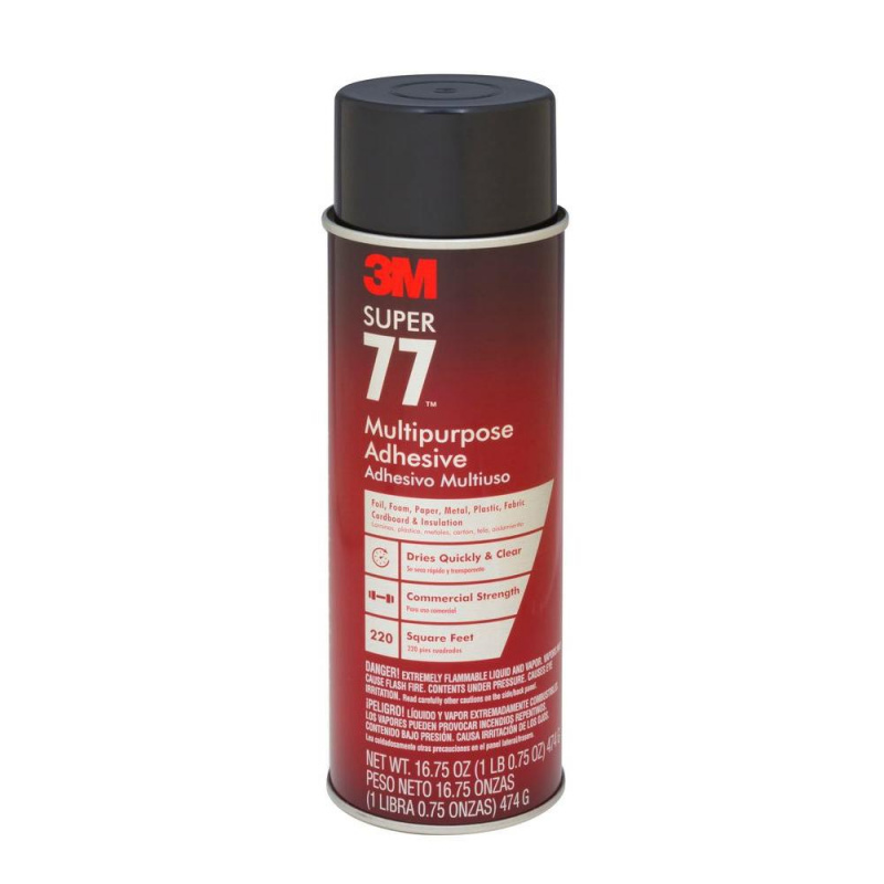 3M Super 77 Multi-Purpose Spray Adhesive 強力噴膠 (工業裝) 474g 價錢、規格及用家意見 ...