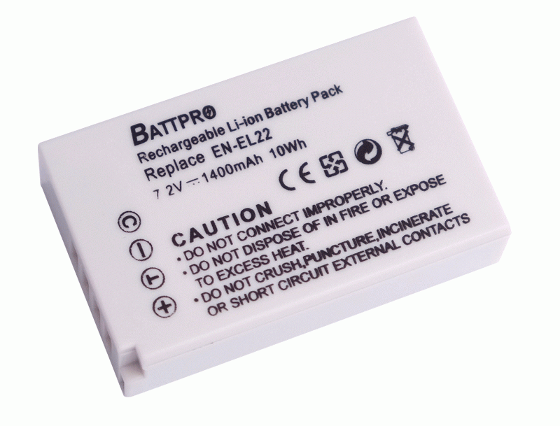 BattPro Nikon EN-EL22 Rechargeable Li-Ion Battery Pack 價錢、規格及用家意見 - 香港格 ...