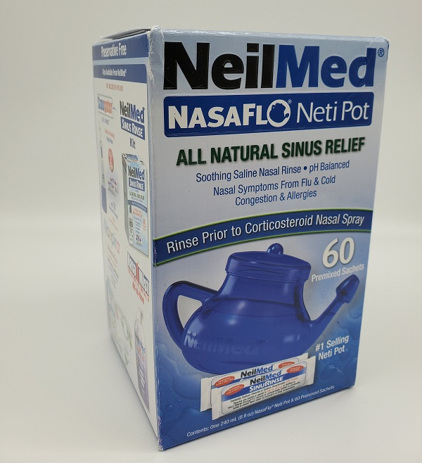 NeilMed NasaFlo Neti Pot with 60 Premixed Sachets 洗鼻壺+洗鼻鹽包60包套裝 價錢、規格及用 ...