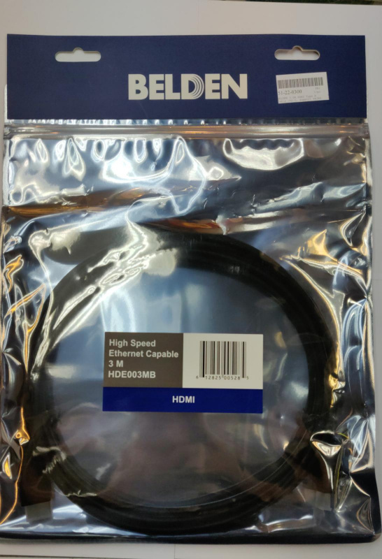 Belden HDMI Type A Cable 3米 HDE003MB 價錢、規格及用家意見 - 香港格價網 Price.com.hk