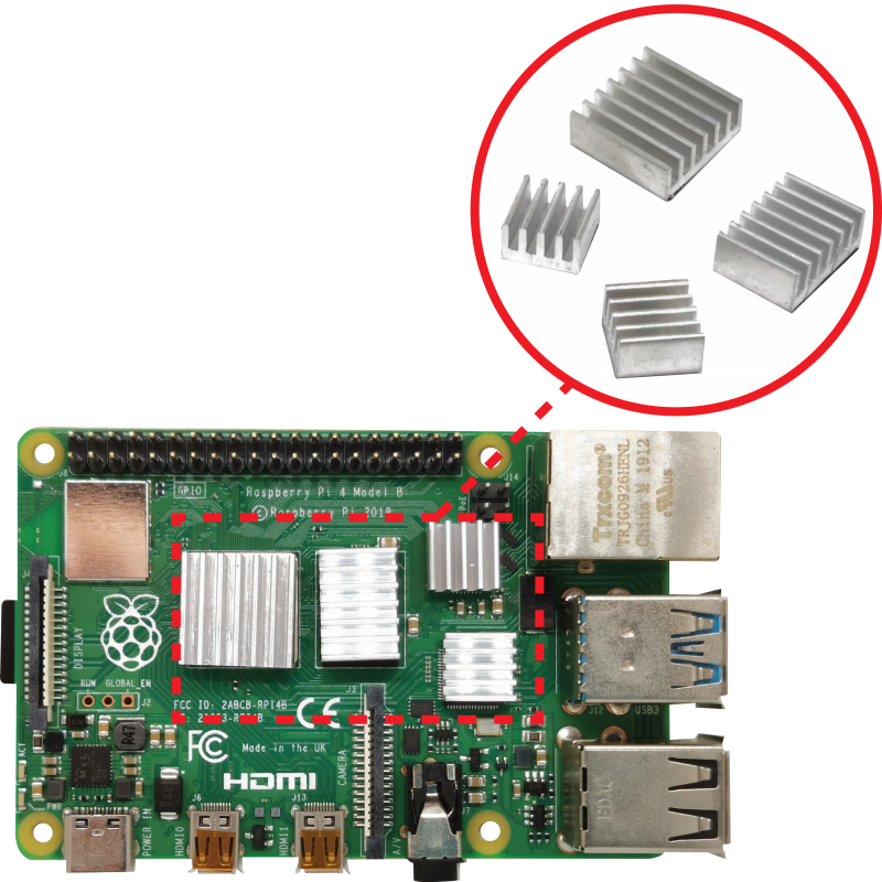 Raspberry Pi 4 Model B 散熱組件 - Silver Aluminum Blocks 價錢、規格及用家意見 - 香港格價網 ...
