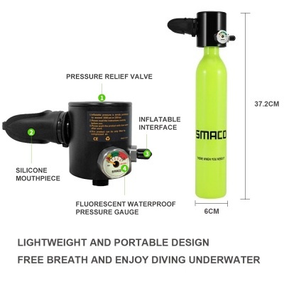 SMACO S300 Dive 0.5L air tank 潛水氧氣桶氧氣筒氧氣樽 價錢、規格及用家意見 - 香港格價網 Price.com.hk