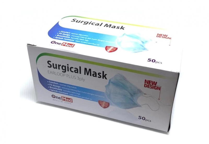 OneMed Surgical Mask Earloop Plus 3ply 口罩 (1盒50個裝) 價錢、規格及用家意見 - 香港格價網 ...
