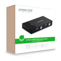 Ugreen 2-Port USB KVM Switch Box 價錢、規格及用家意見 - 香港格價網 Price.com.hk
