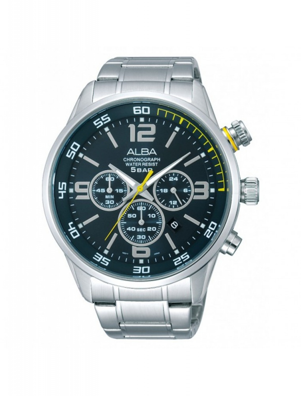 Alba Chronograph Watch 不鏽鋼計時石英錶 AT3641X1 價錢、規格及用家意見 - 香港格價網 Price.com.hk