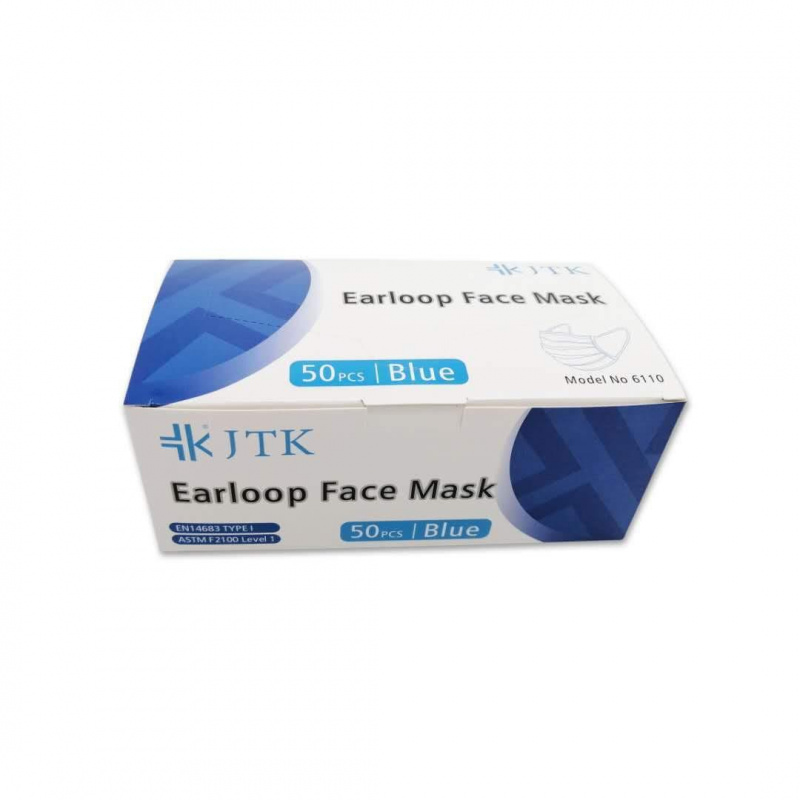 JTK Earloop Face Masks 50pcs 價錢、規格及用家意見 - 香港格價網 Price.com.hk