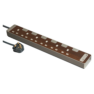 Schneider Electric 施耐德電氣 AvatarOn Extend 13A 拖板 連USB插頭 胡桃木 TSH36U_3_WD ...