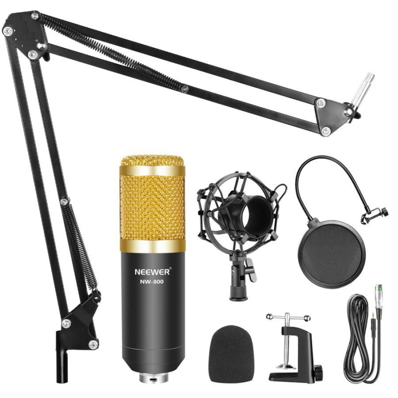 Neewer Professional Studio Broadcasting Recording Condenser Microphone ...