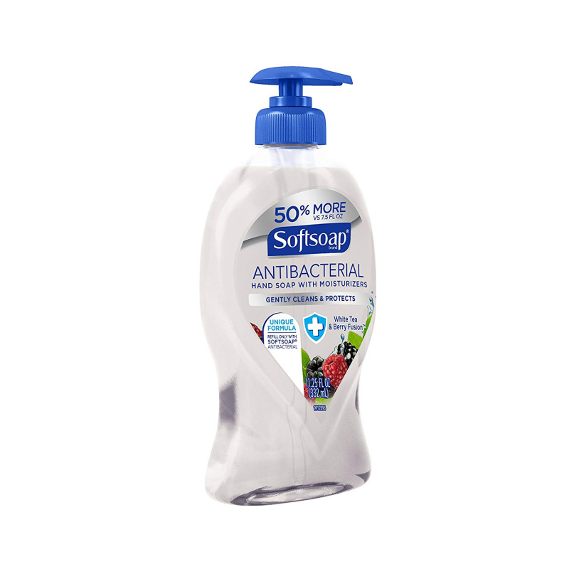Softsoap Antibacterial Hand Soap With Moisturizers, White Tea & Berry ...