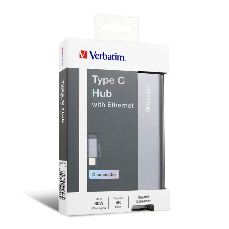 Verbatim Type C Hub with Ethernet (65628) 價錢、規格及用家意見 - 香港格價網 Price.com.hk