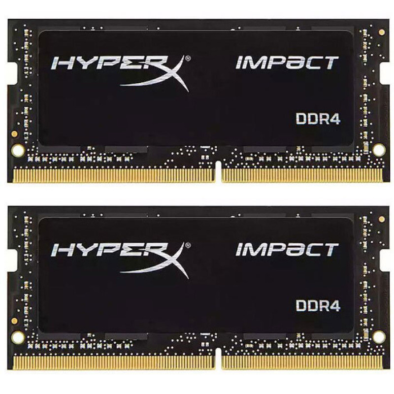 Kingston HyperX Impact DDR4 2666 RAM (Notebook Memory) CL15 XMP SO-DIMM (260-pin) 16GB Kit ...