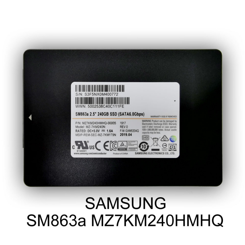 Samsung 三星 SM863a 2.5-inch SATA 6Gbps SSD 240GB (MZ7KM240HMHQ) 價錢、規格及用家 ...