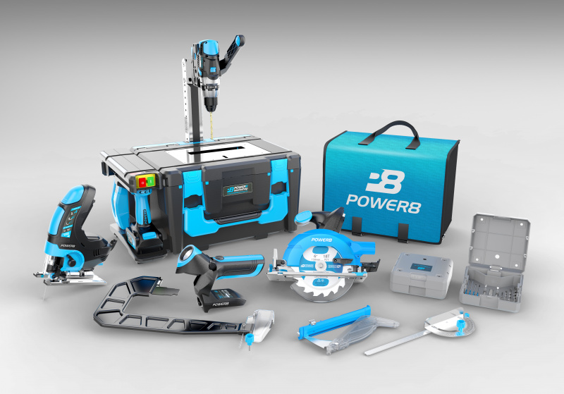 POWER8workshop 手持電動工具及台式電動工具組合套裝 P8WS5 價錢、規格及用家意見 - 香港格價網 Price.com.hk