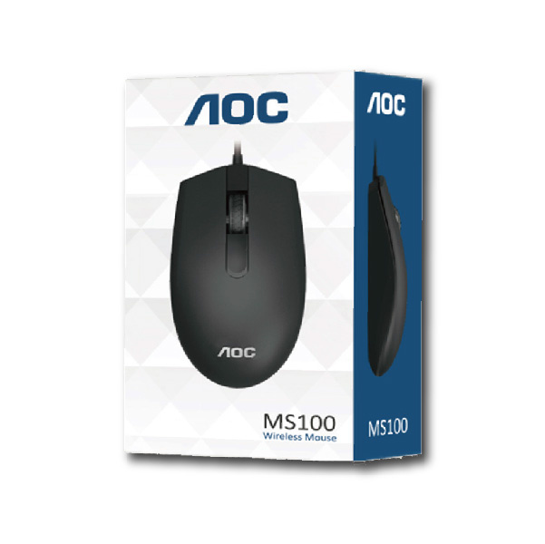 AOC 有線光學滑鼠 MS100 價錢、規格及用家意見 - 香港格價網 Price.com.hk