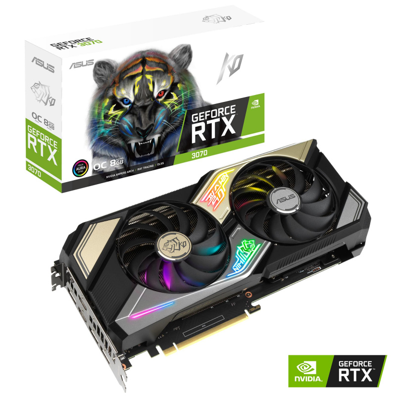 ASUS KO GeForce RTX 3070 OC 超頻版 8GB GDDR6 KO-RTX3070-O8G-GAMING 價錢、規格及用 ...
