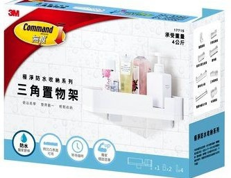 3M Command Corner Shelf 無痕 極淨防水收納系列 - 三角置物架 17715 價錢、規格及用家意見 - 香港格價網 ...