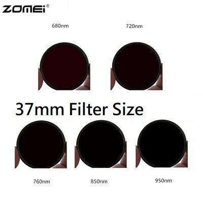 Zomei 37MM IR 680NM + 720NM + 760NM + 850NM + 950NM GLASS Infrared X ...