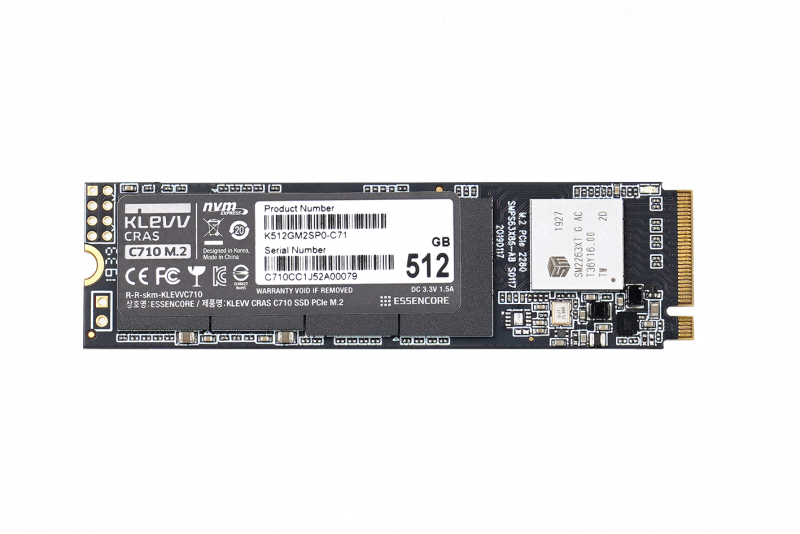 KLEVV CRAS C710 M.2 NVMe SSD 512GB (K512GM2SP0-C71) 價錢、規格及用家意見 - 香港格價網 ...
