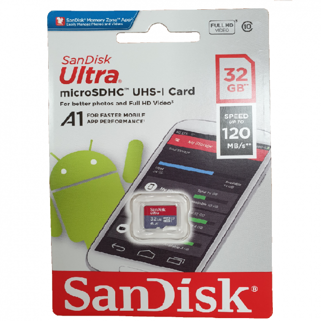 SanDisk Ultra A1 U1 C10 UHS-I microSDHC 記憶卡 32GB [R:120] (SDSQUA4-032G) 價錢、規格及用家意見 - 香港格價網 Price ...