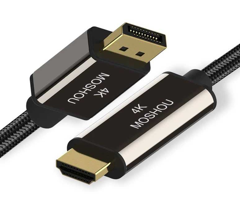 Moshou 4K/60Hz, DP to HDMI Cable, Displayport to HDMI Cable DP-012 價錢 ...