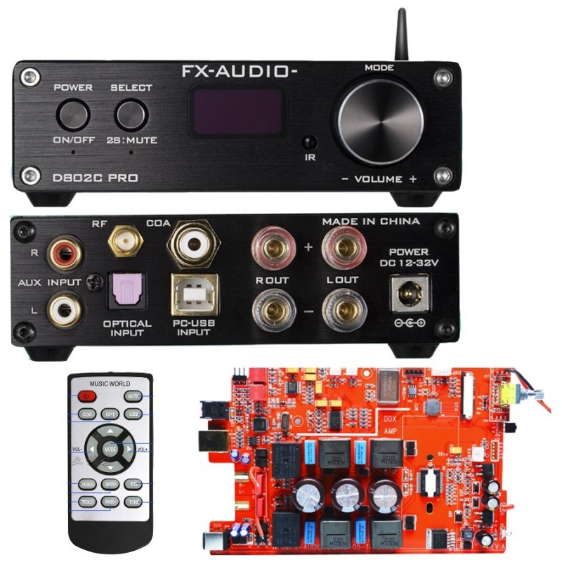 FX-AUDIO USB Digital Audio Bluetooth Amplifier 藍牙擴音機 D802C PRO 價錢、規格及用家 ...