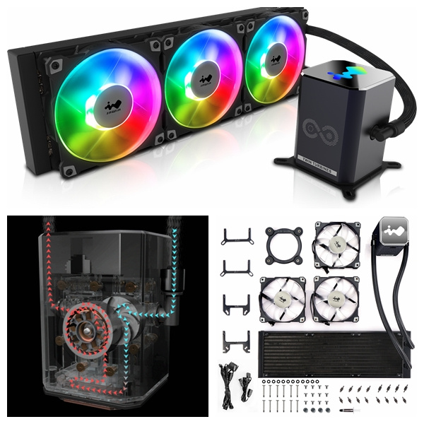 InWin SR360 PRO Twin Turbines Liquid CPU Cooler 價錢、規格及用家意見 - 香港格價網 ...