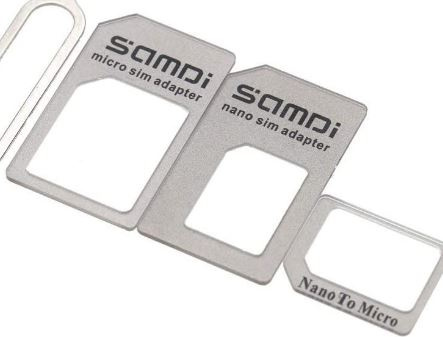 E-Mega 3in1 (NanoSim to MicroSim / MiniSim) Sim Card Adapter Kit 30754 ...