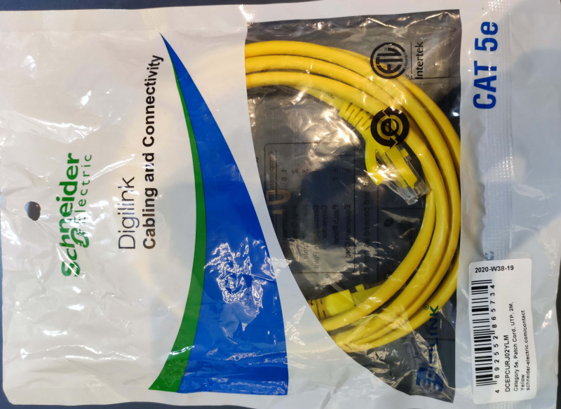 Schneider Cat5e Cable 2m 價錢、規格及用家意見 - 香港格價網 Price.com.hk