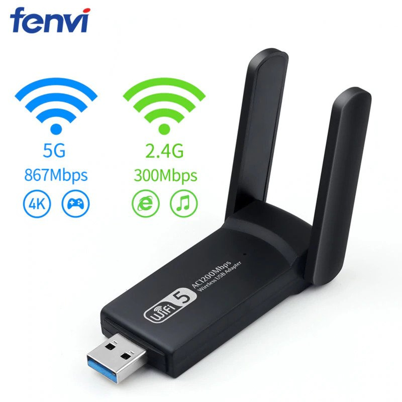 Fenvi AC1200Mbps Wireless USB Adapter 價錢、規格及用家意見 - 香港格價網 Price.com.hk