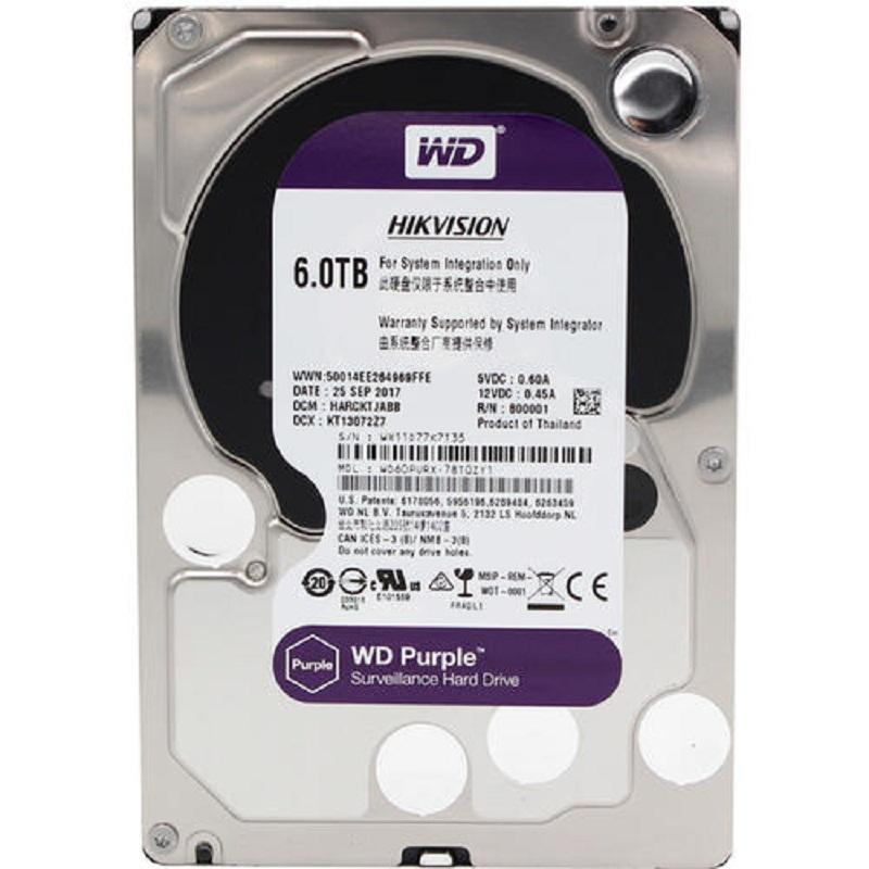 Western Digital Purple Surveillance 3.5-inch SATA Internal Hard Drive ...