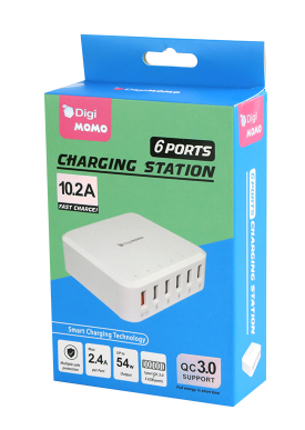 DIGIMOMO 6 Ports 多功能 QC 3.0 充電器 DIG-UC54 價錢、規格及用家意見 - 香港格價網 Price.com.hk